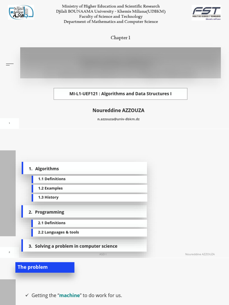 ASD I Course Chapter 1.2 Introduction Algorithms | PDF | Algorithms | Computer Programming