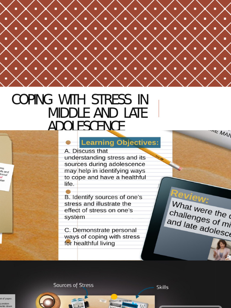 Lesson 6 Coping With Stress in Middle and Late Adolescence | PDF ...