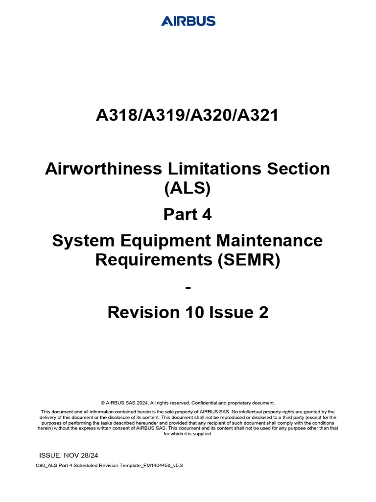 A320 Family ALS Part 4 Maintenance Update | PDF | Jet Aircraft | Aviation