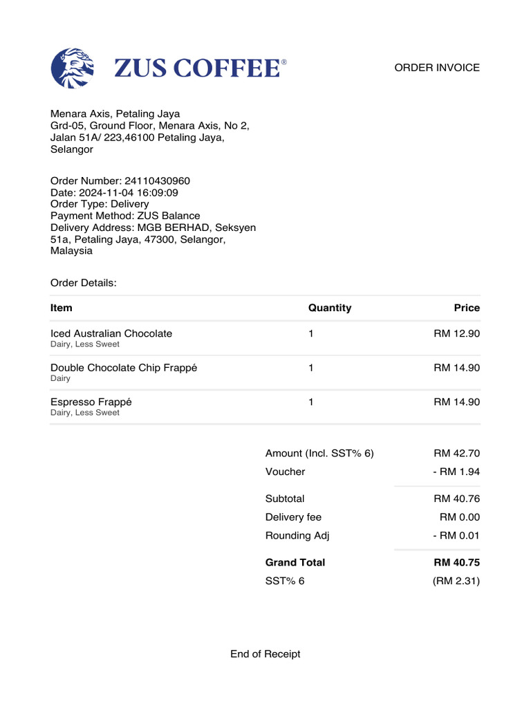 Contoh Resit 2025 | PDF