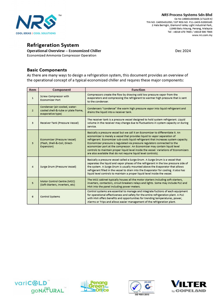Operations, Economized-Chiller | PDF | Liquids | Building Automation