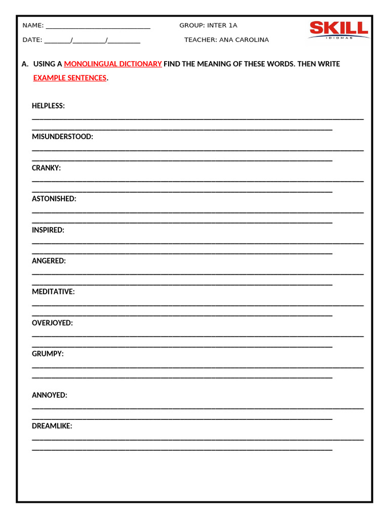 Workbook Exercise 2 Page 4 | PDF