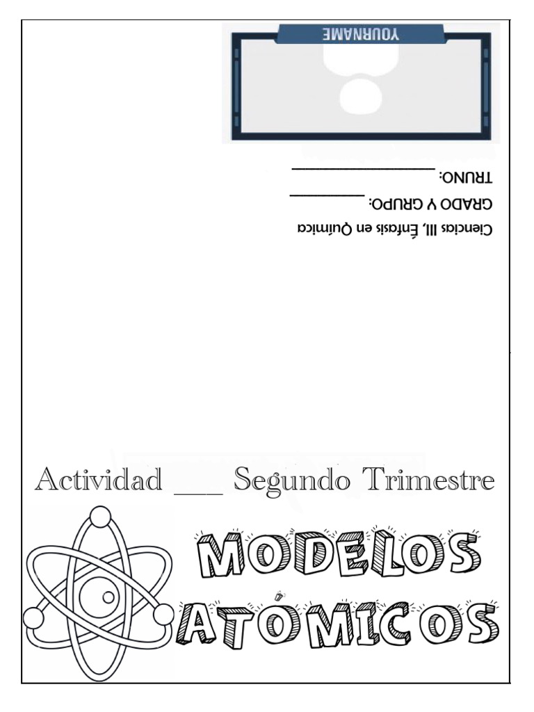 POP UP Modelo Atomico | PDF