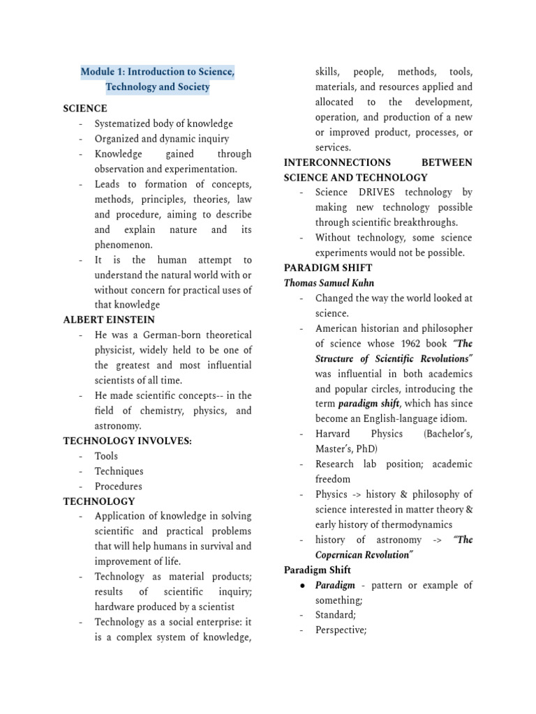 STS - LESSONS (1) | PDF | Science | Mesopotamia