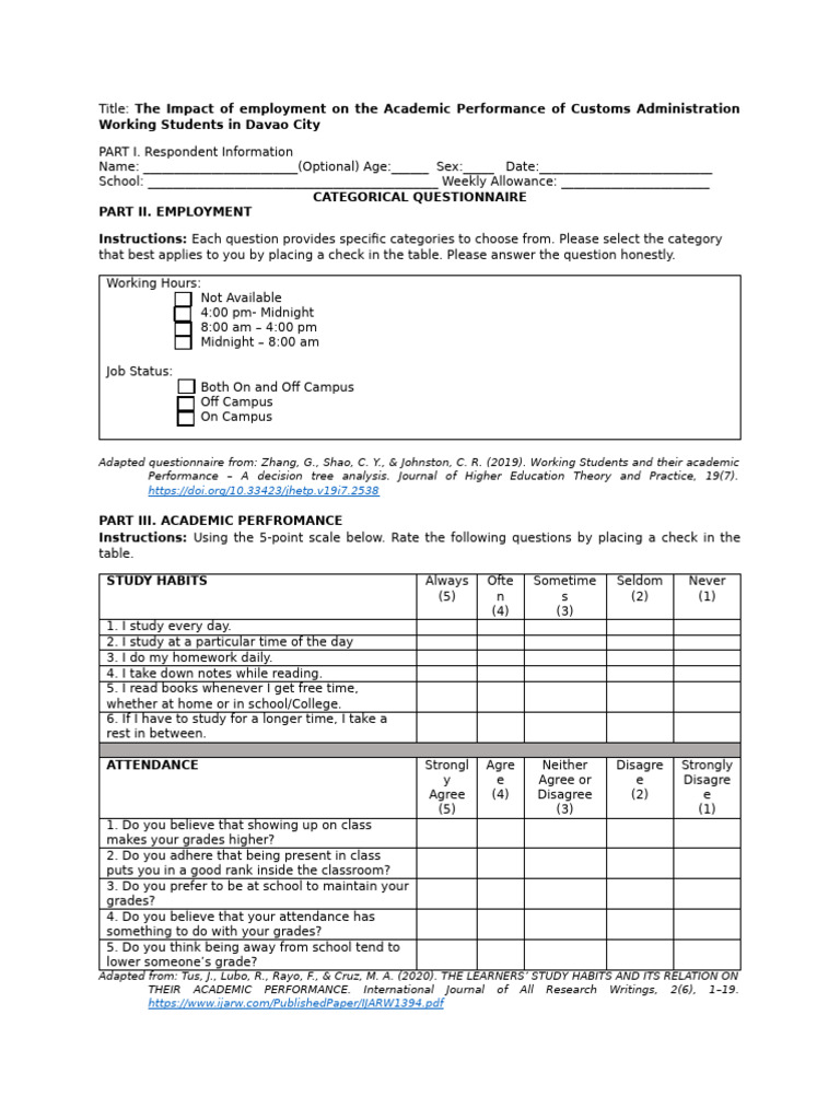 Group2 Questionnaire | PDF | Learning | Cognition