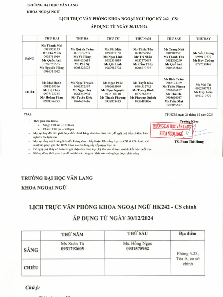 Lich Truc Khoa_hk242 | PDF