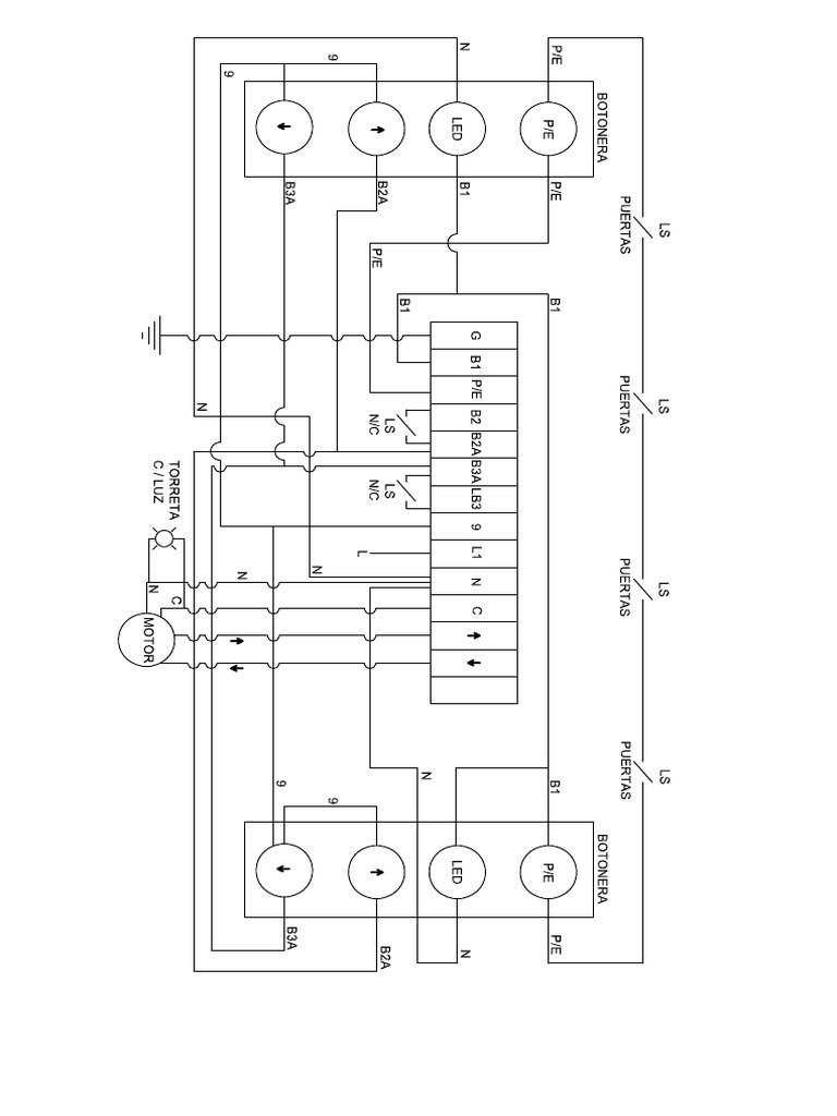 Diagrama Elevador Mod.2 | PDF