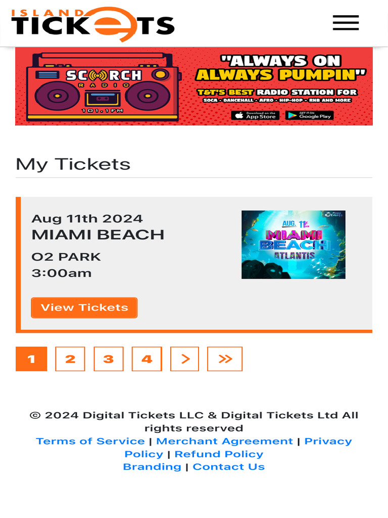 Miami Beach Event Tickets | PDF