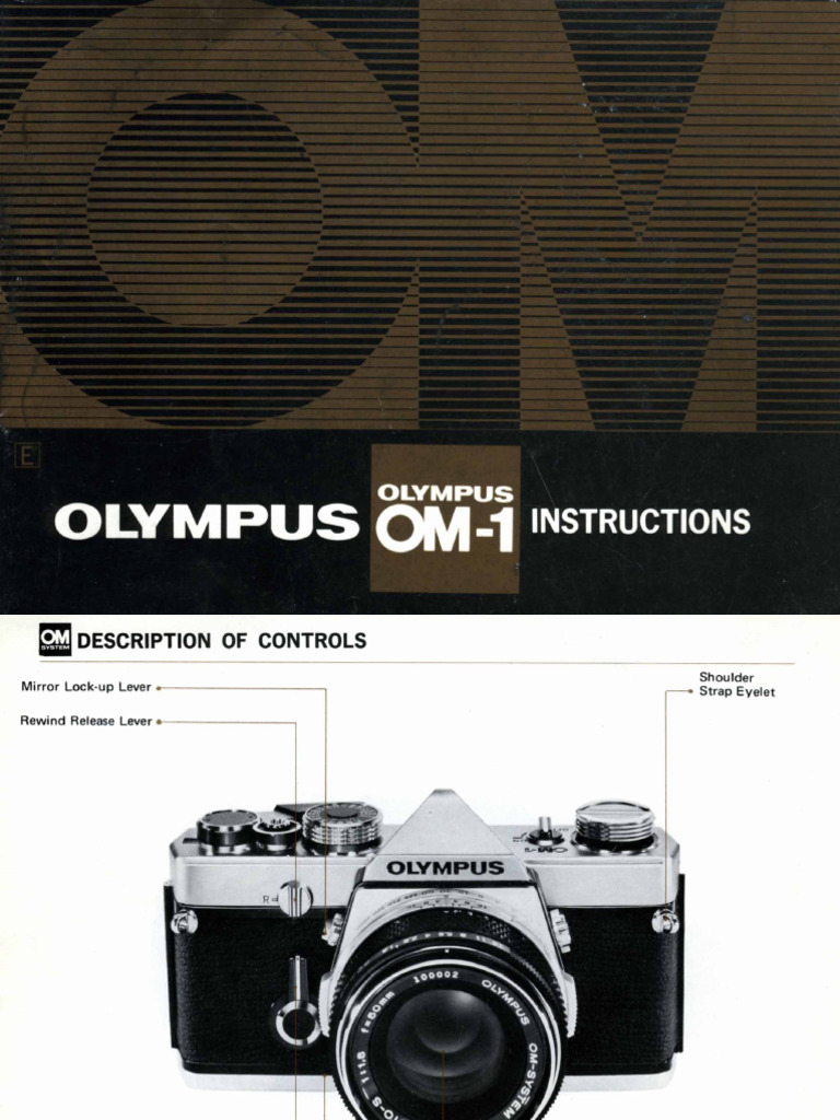 Olympus OM 1 Manual EN | PDF