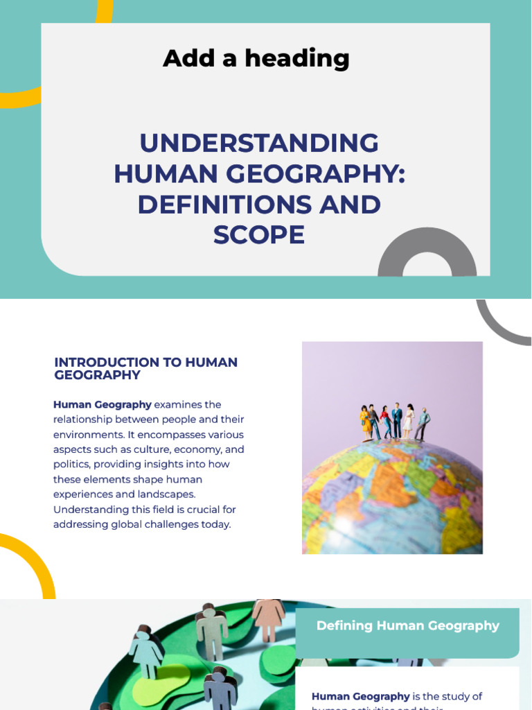 Slidesgo Understanding Human Geography Definitions and Scope ...