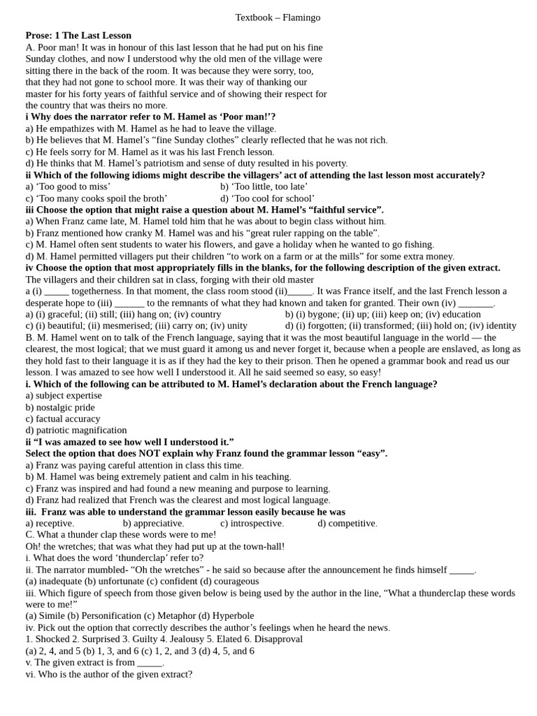 Understanding Prose Extracts and Analysis | PDF | Mahatma Gandhi