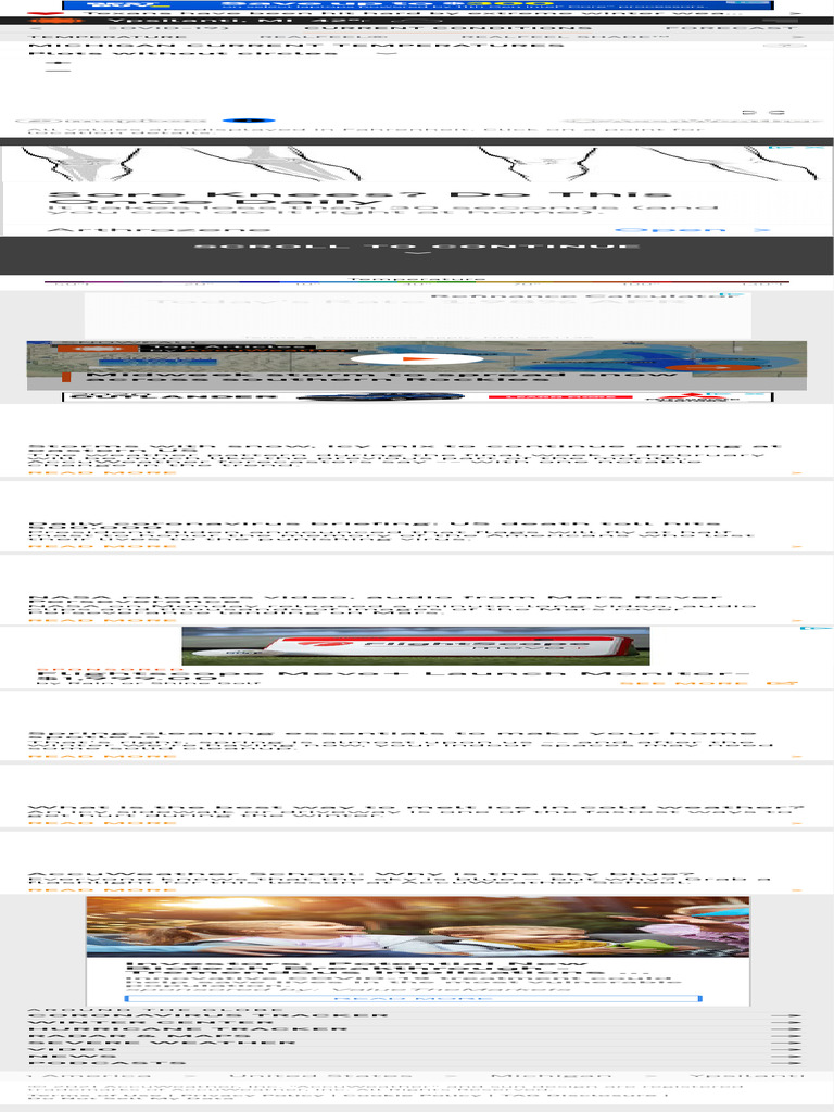 Current Weather Conditions Map AccuWeather | PDF | Weather