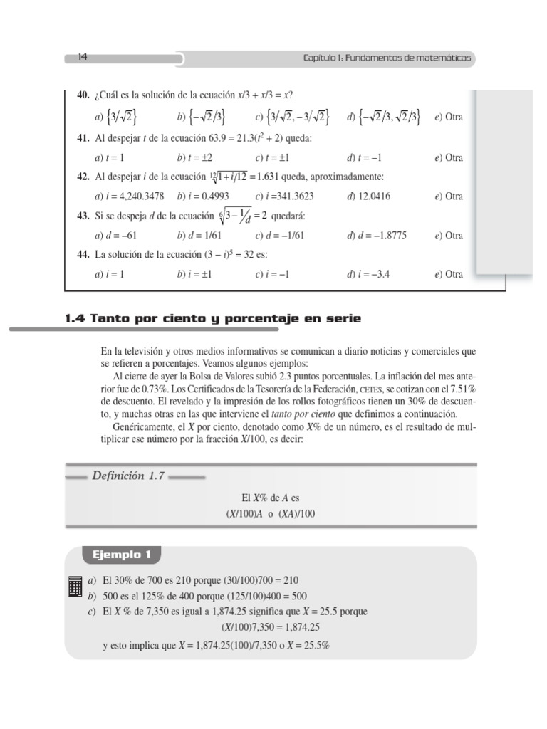 Folleto 1 Mat Fin | PDF | Logaritmo | Entero