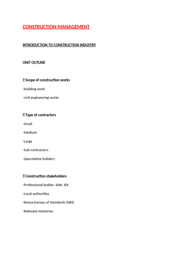 Construction Ma-WPS Office | PDF | General Contractor | Building