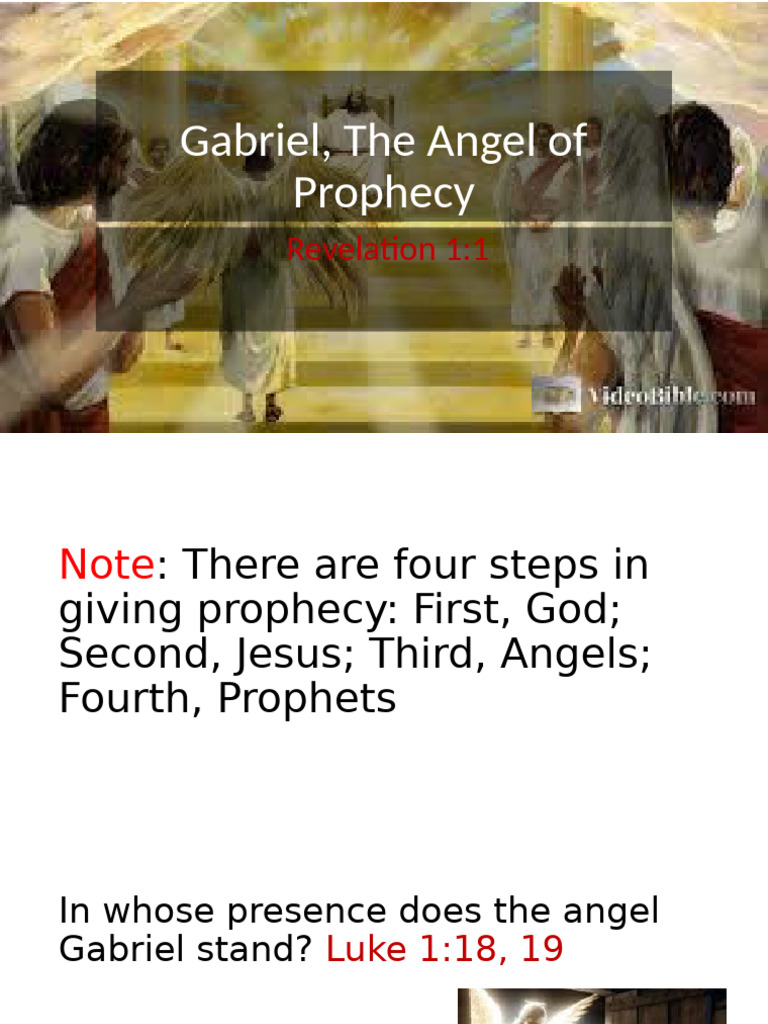 Gabriel, The Angel of Prophecy | PDF | Gabriel | Jesus