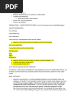Cyberbacker Initial Interview Tips | PDF | Human Communication | Learning