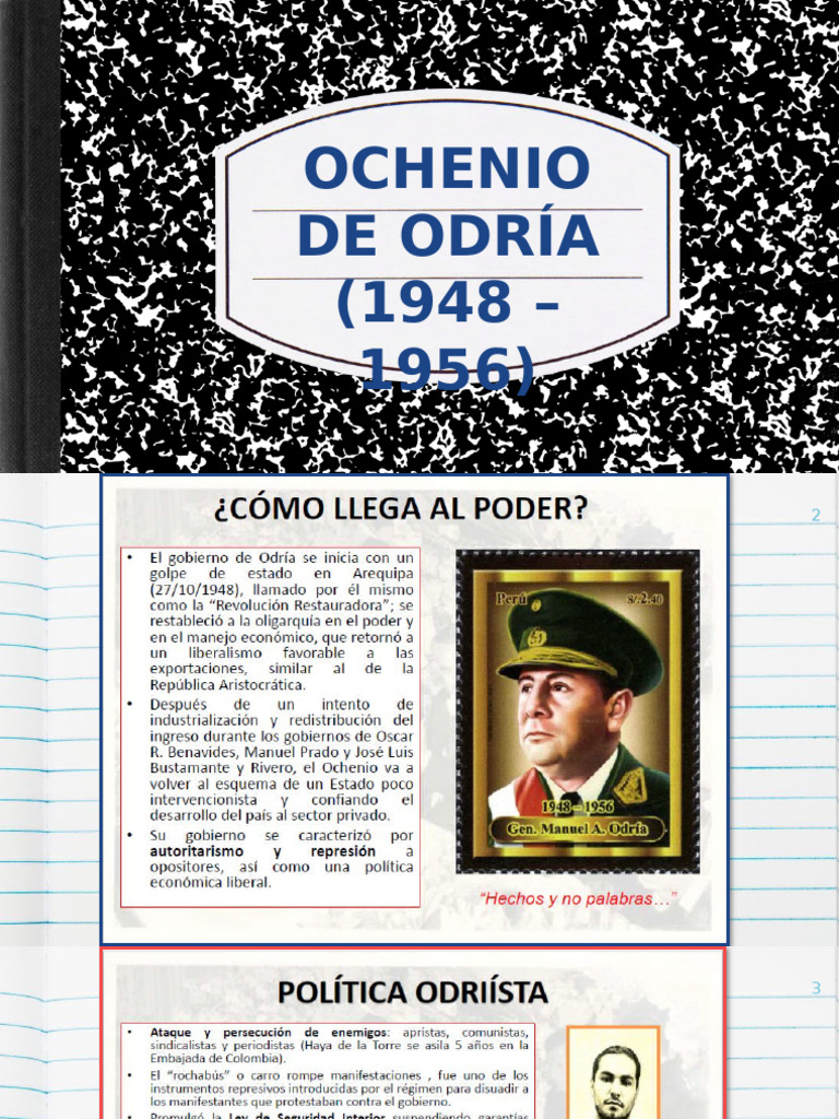 Ochenio de Odría | PDF