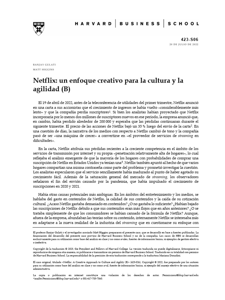 423S06 PDF Spa | PDF | Netflix | Streaming Media