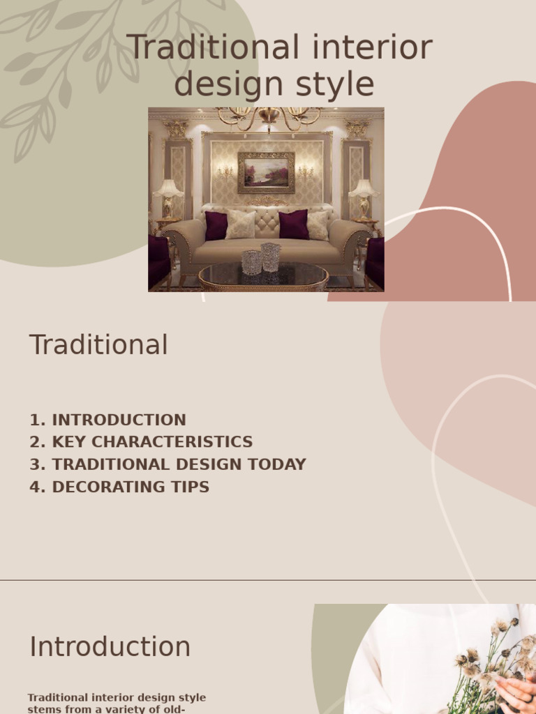 Traditional Interior Design Guide | PDF