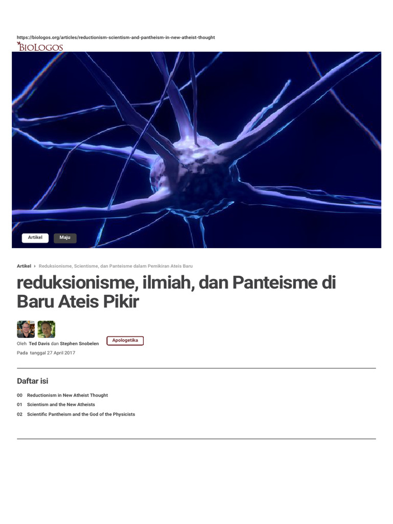 Reduksionisme,_Ilmiah,_dan_Panteisme_dalam_Pemikiran_Ateis_Baru ...