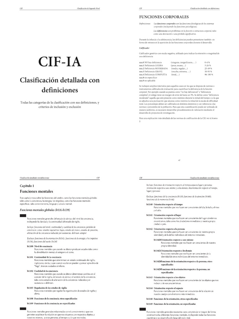CIF Pediatrica Recortada y 2 X Hoja | PDF | Educación de la primera ...