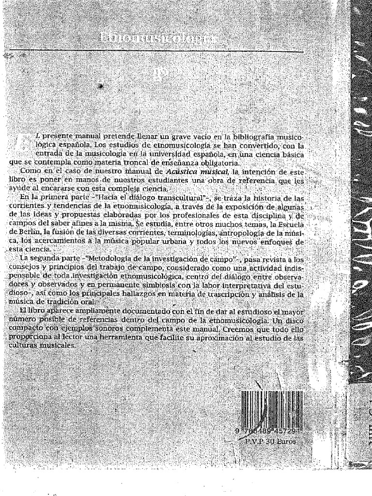 Etnomusicología Enrique Cámara Landa Cropped | PDF