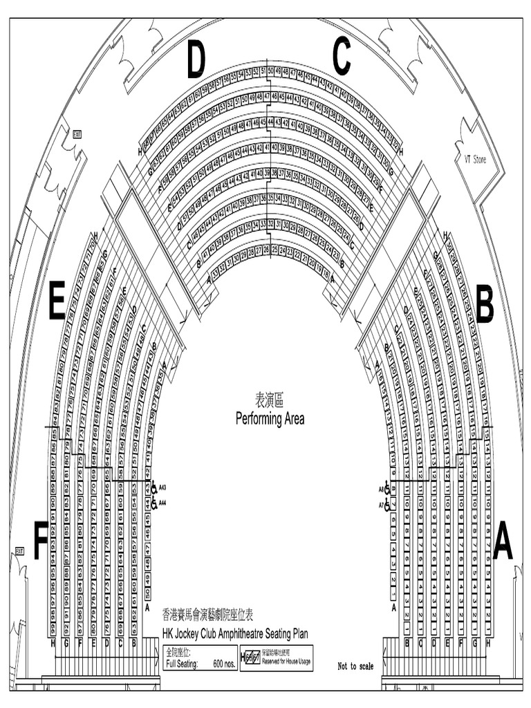 Amphitheatre Seating Plan | PDF