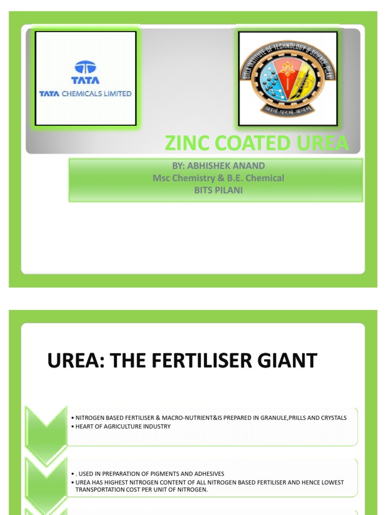 Zinc Coated Urea | PDF