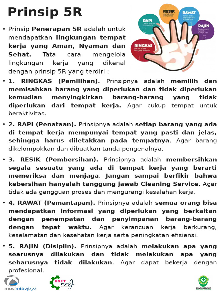 Prinsip Penerapan 5R - R01 | PDF
