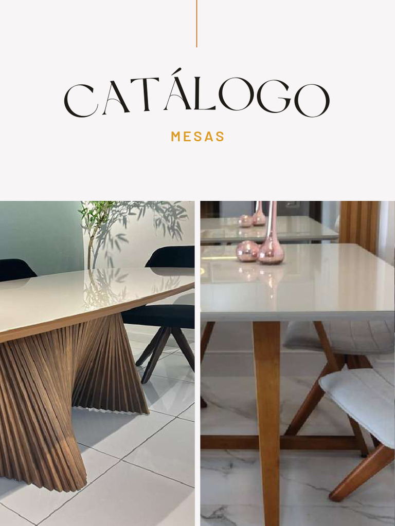 Catálogo novo de mesas 1 | PDF