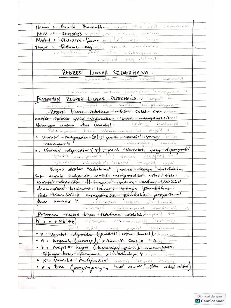 Resume MG 14 Statistika 2 | PDF
