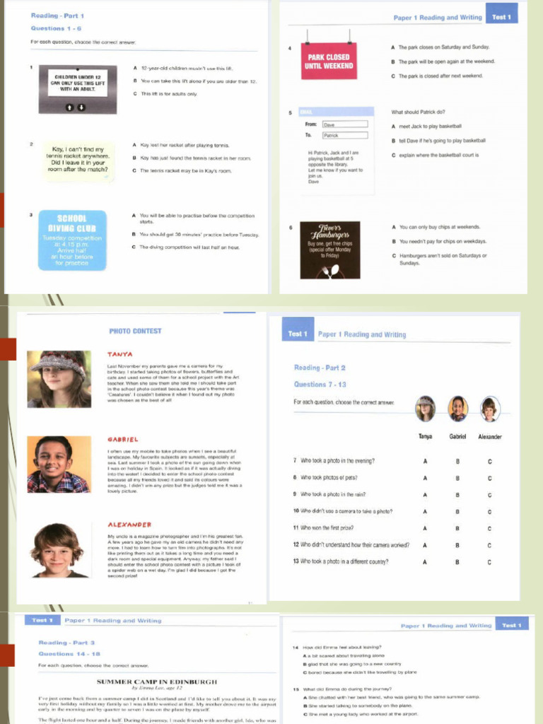 A 2 Key Test 1 | PDF