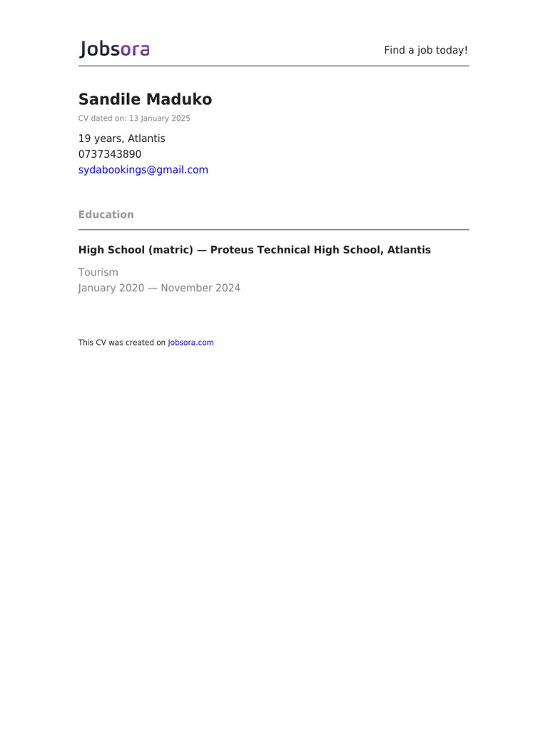 Maduko-Sandile | PDF