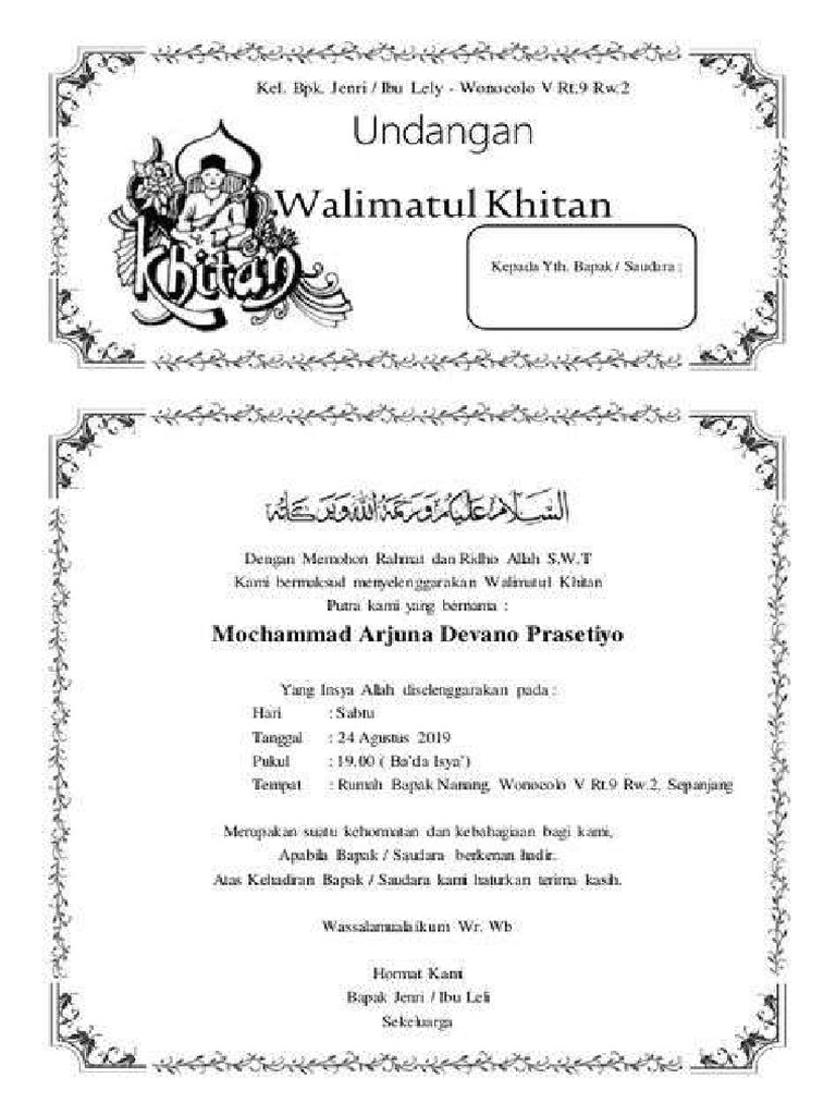 Undangan 2 | PDF