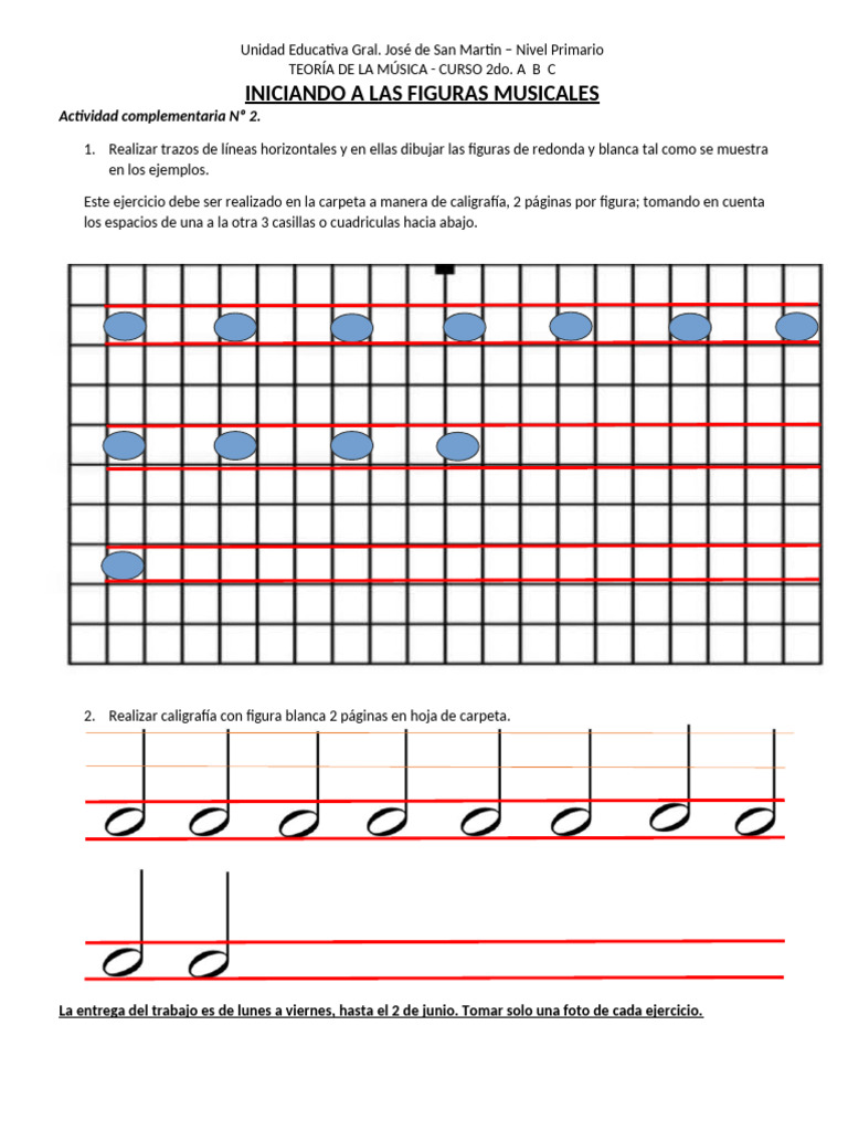 2do A B C Actividad Complementaria Caligrafia | PDF