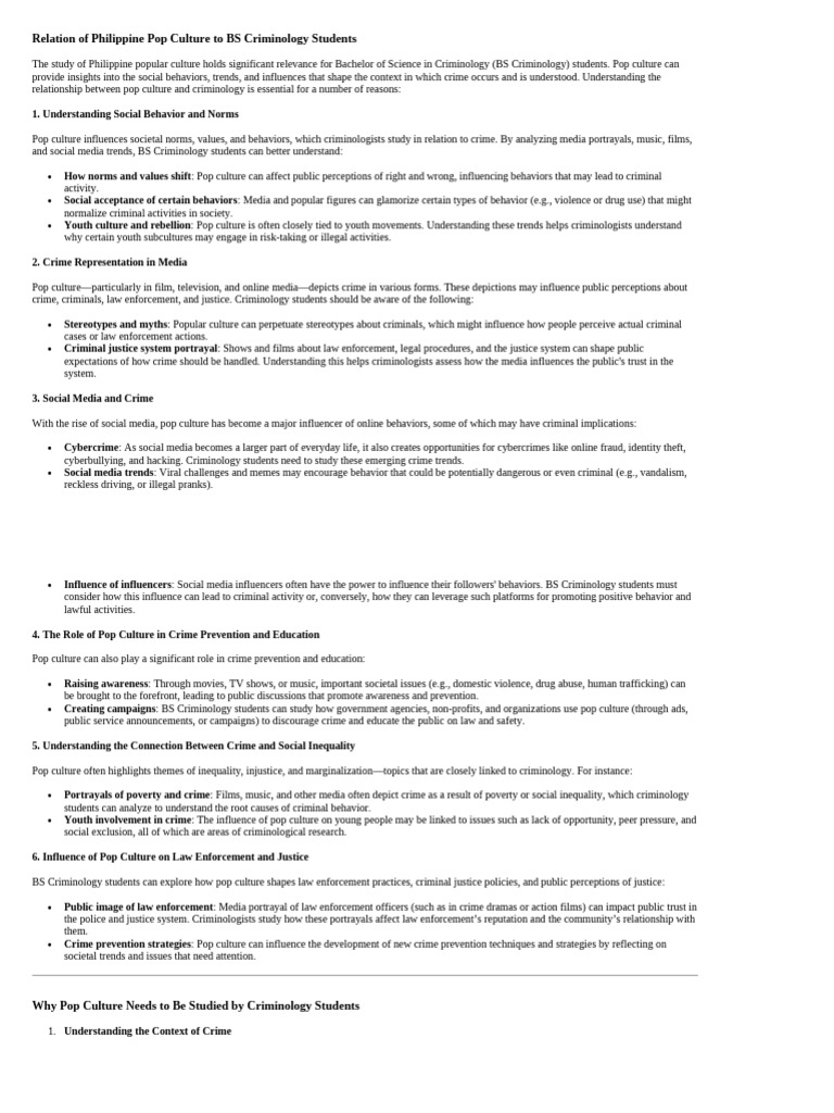 DAY 1 Introduction to Pop Culture in the Philippine Context | PDF ...