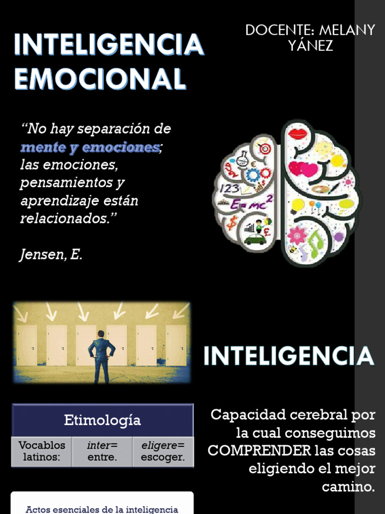 DIAPOSITIVAS CLASE DEM.2C-Yánez | PDF | Las emociones | Inteligencia ...