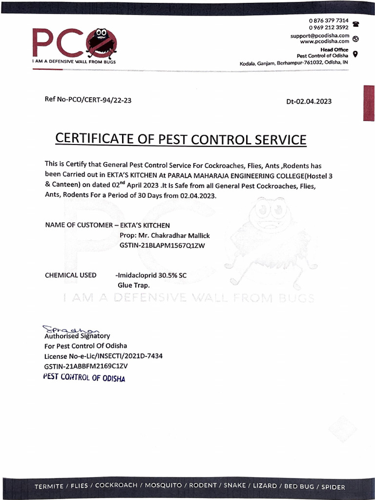 Pest Control | PDF