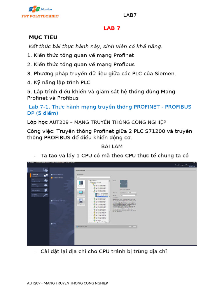 Aut209 Lab7 Nhom2 | PDF