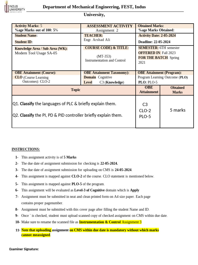 Assignment 2 Pdf Cognitive Science Behavior Modification