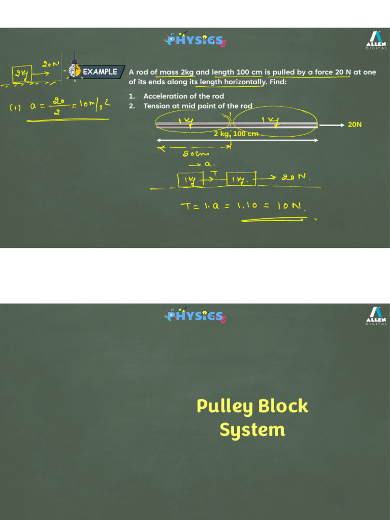 nlm-l06 | PDF | Tension (Physics) | Force