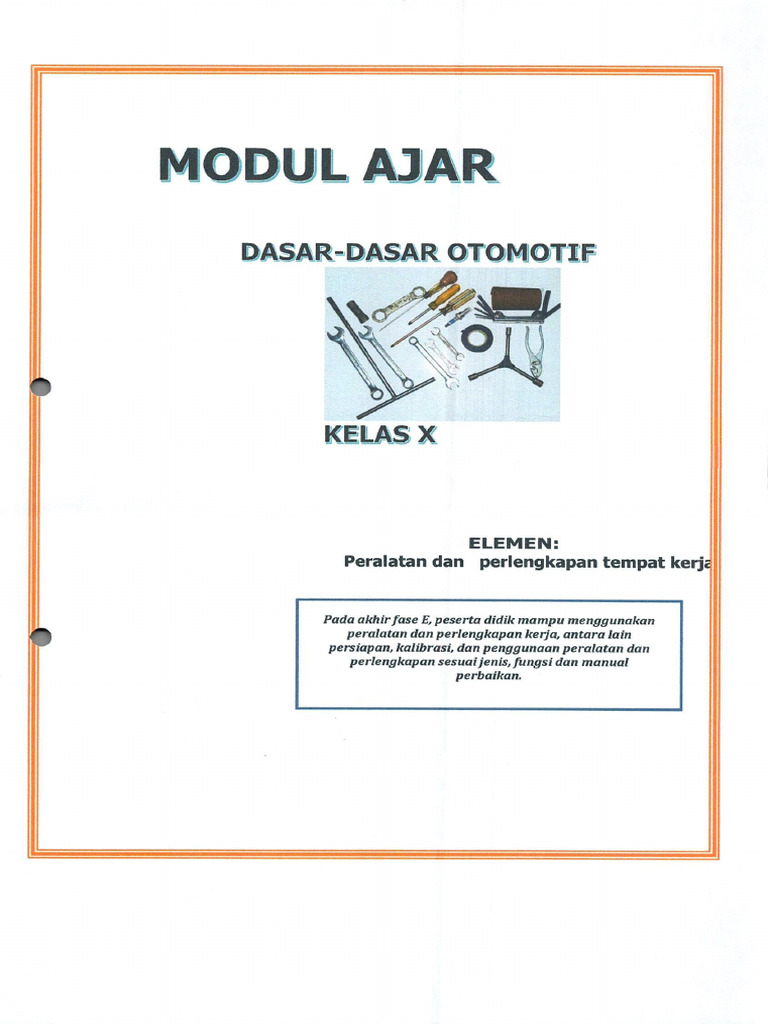 Modul Ajar Peralatan - 0001 | PDF