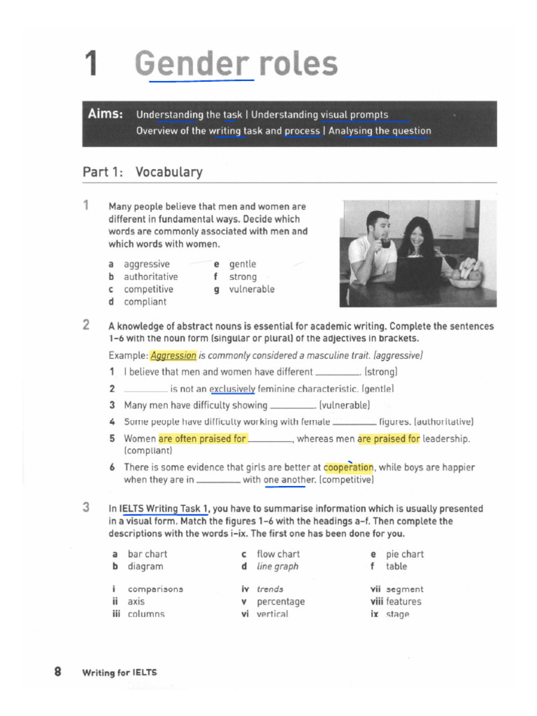 IELTS Writing Unit 1 | PDF