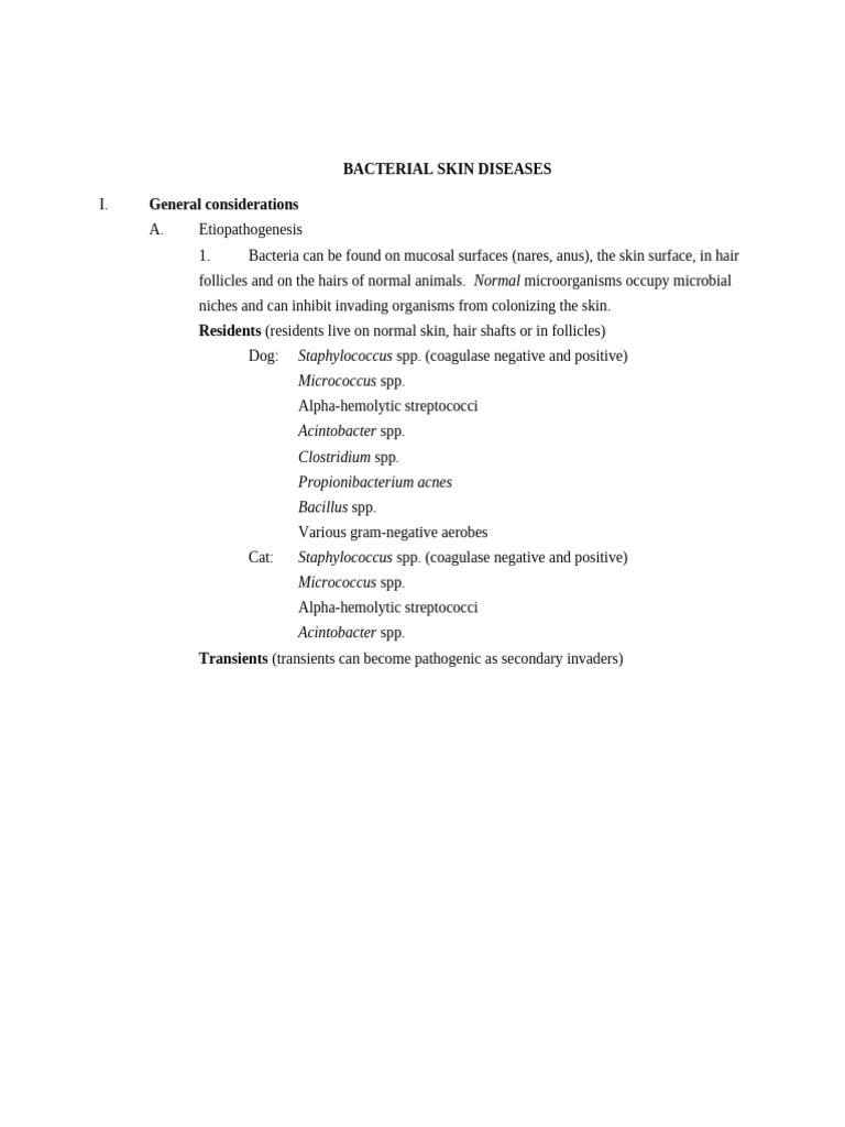 Bacterial Skin Diseases - Section 3 Fall 2024 | PDF | Methicillin ...