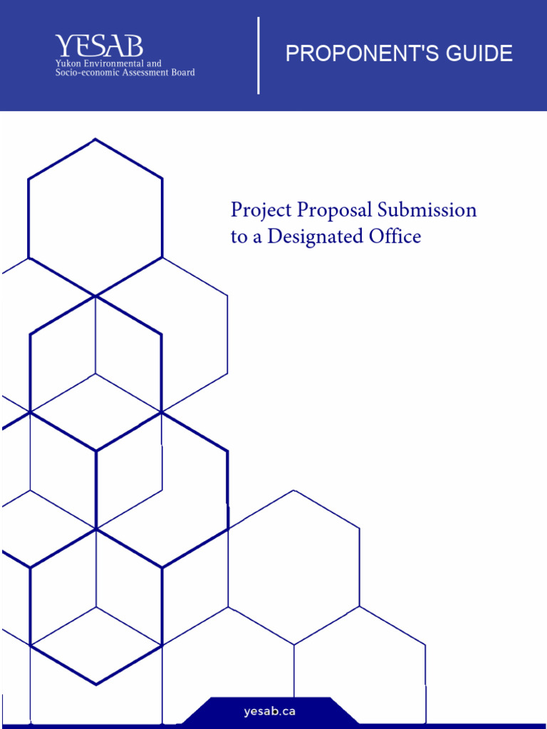 Yukon Project Proposal Submission Guide | PDF | Drainage Basin | Evaluation