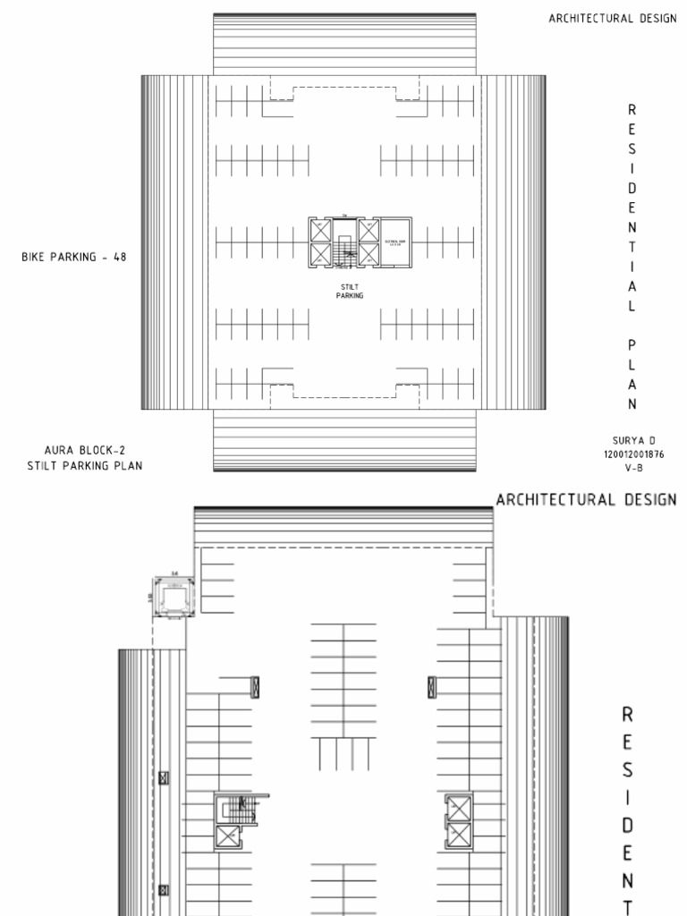 Residential Architectural Parking Plans | PDF
