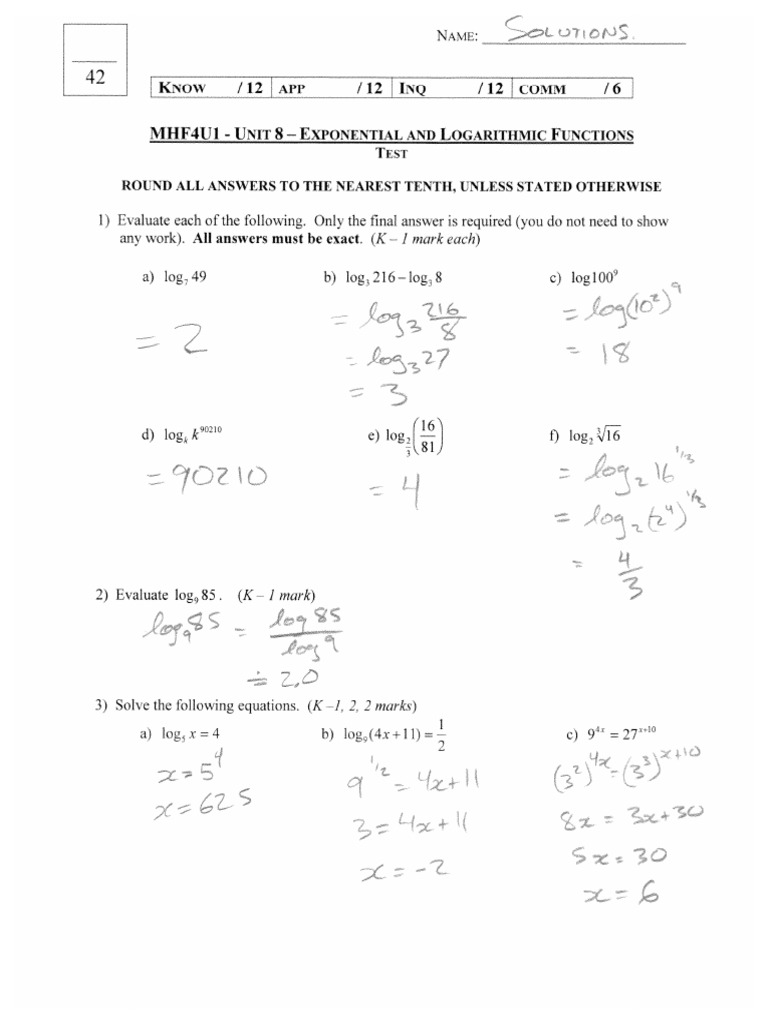 Practice Test U8 Ans | PDF