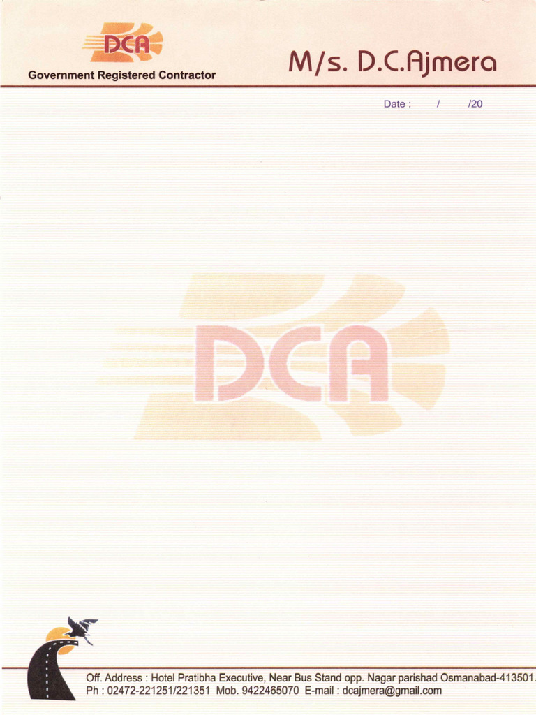 DCA- Letter Head | PDF