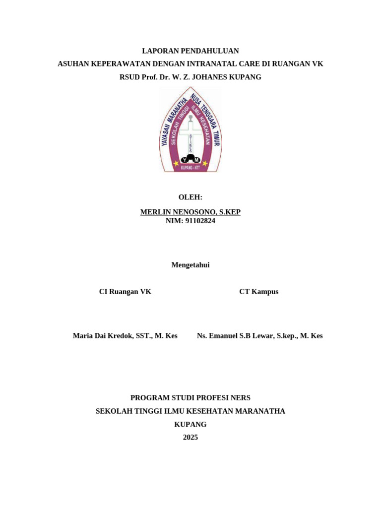 LP Intranatal Care | PDF