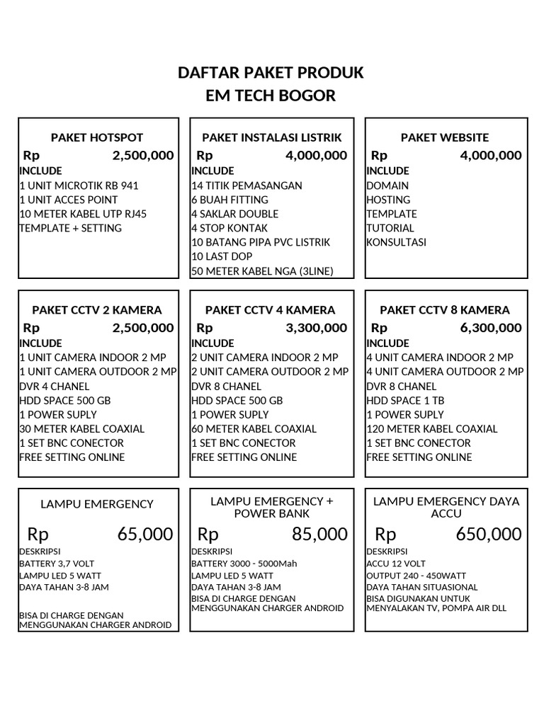 Paket em Tech | PDF